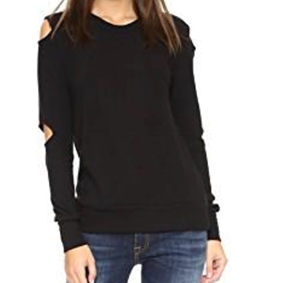 LNA | Sweaters | Lna Cutout Sweater In Black | Poshmark